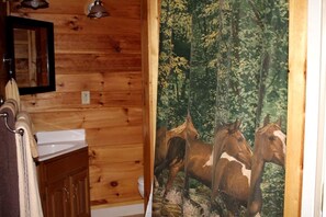 Thematic Western Suite Rental with Back Deck Access in West Virginia ...