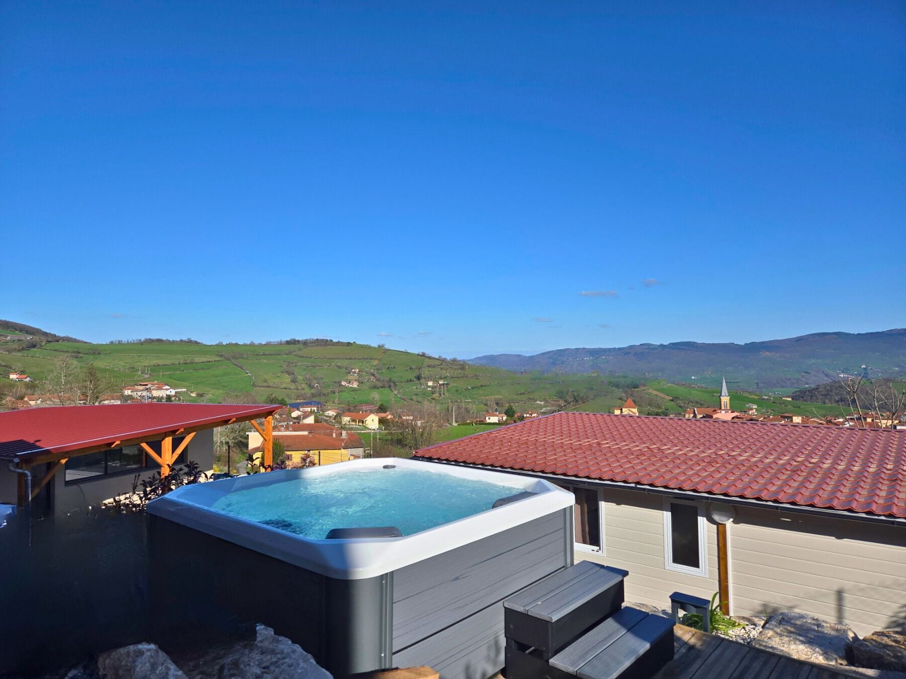 Banheira de hidromassagem exterior