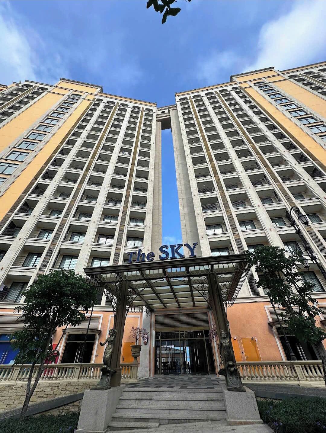 Entrada do alojamento