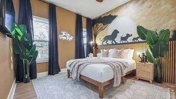 Casa, 6 quartos, aceita animais de estimação, vista para o parque | Ferros/tábuas de passar roupa, Wi-Fi de cortesia