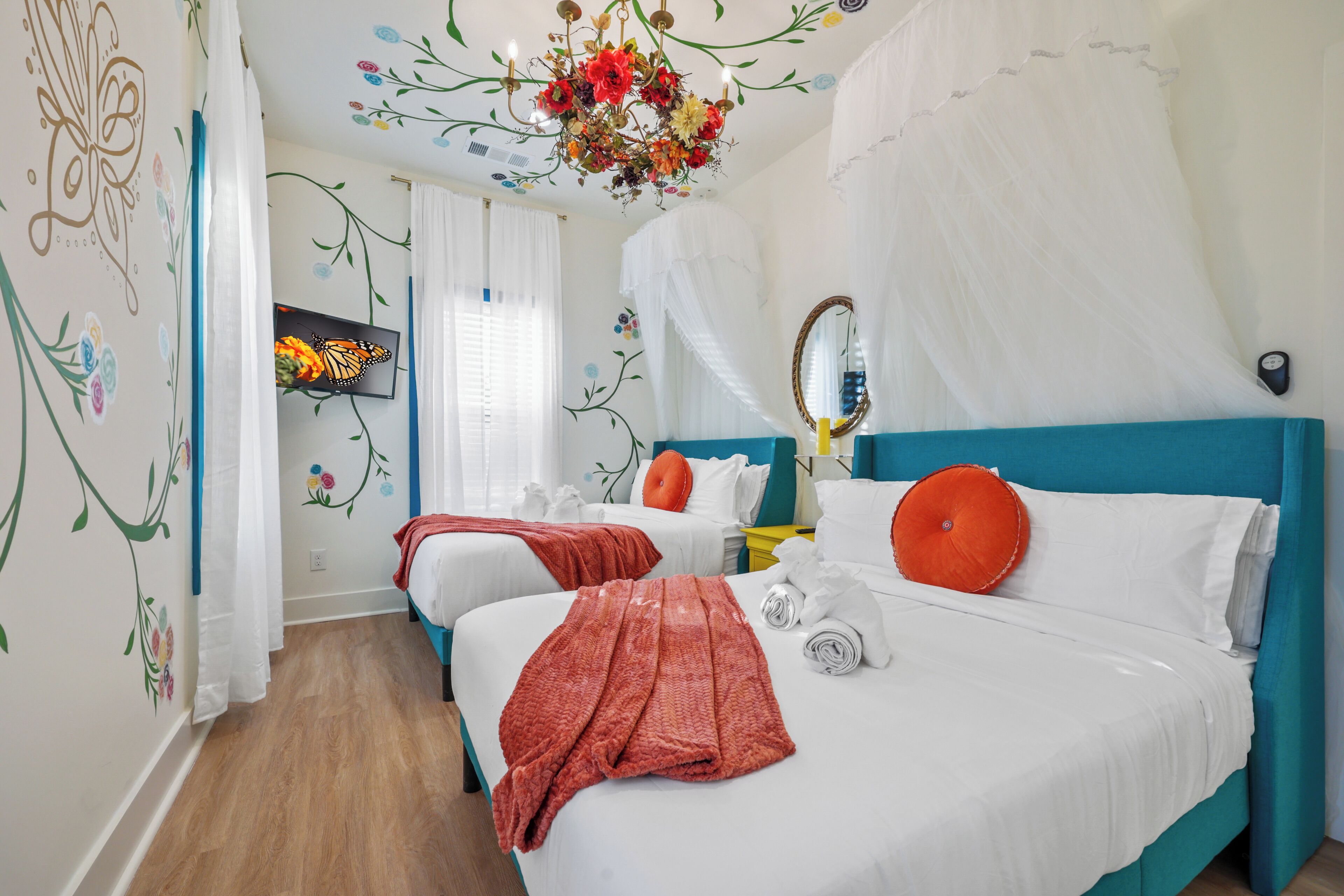 Casa, 6 quartos, aceitam-se animais de estimação, vista para o parque | Ferro/tábua de engomar, Wi-fi grátis 