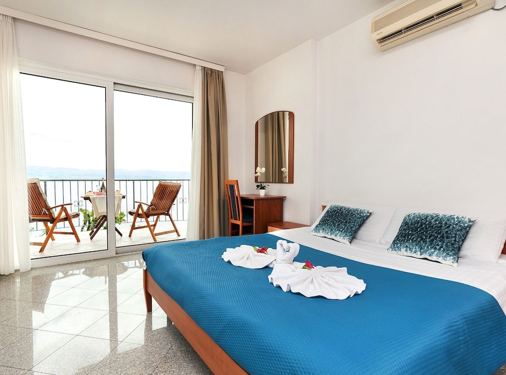 Splendid Beachfront Medveja Apartments - Studio with Balcony and Sea ...