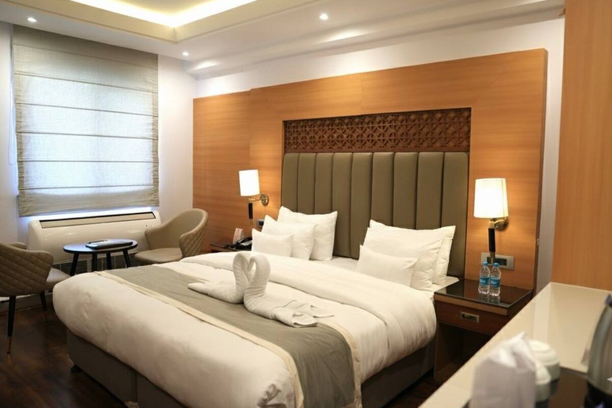 Quarto premium, sacada | Escrivaninha, Wi-Fi de cortesia