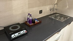 Quarto Duplo Deluxe | Cozinha privada
