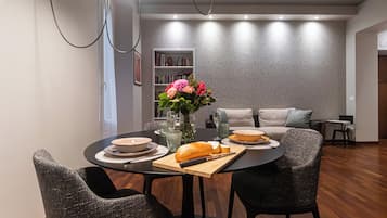 Apartamento (1 Bedroom) | Sala de estar