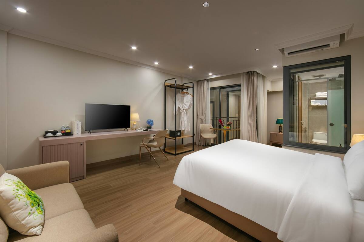 Quarto Duplo Sénior, não fumadores, vista para o pátio | Vista do quarto
