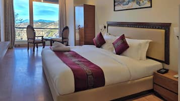 Quarto Superior, vista para a montanha | Wi-fi grátis, roupa de cama fornecida