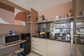 Espaço de cozinha partilhado