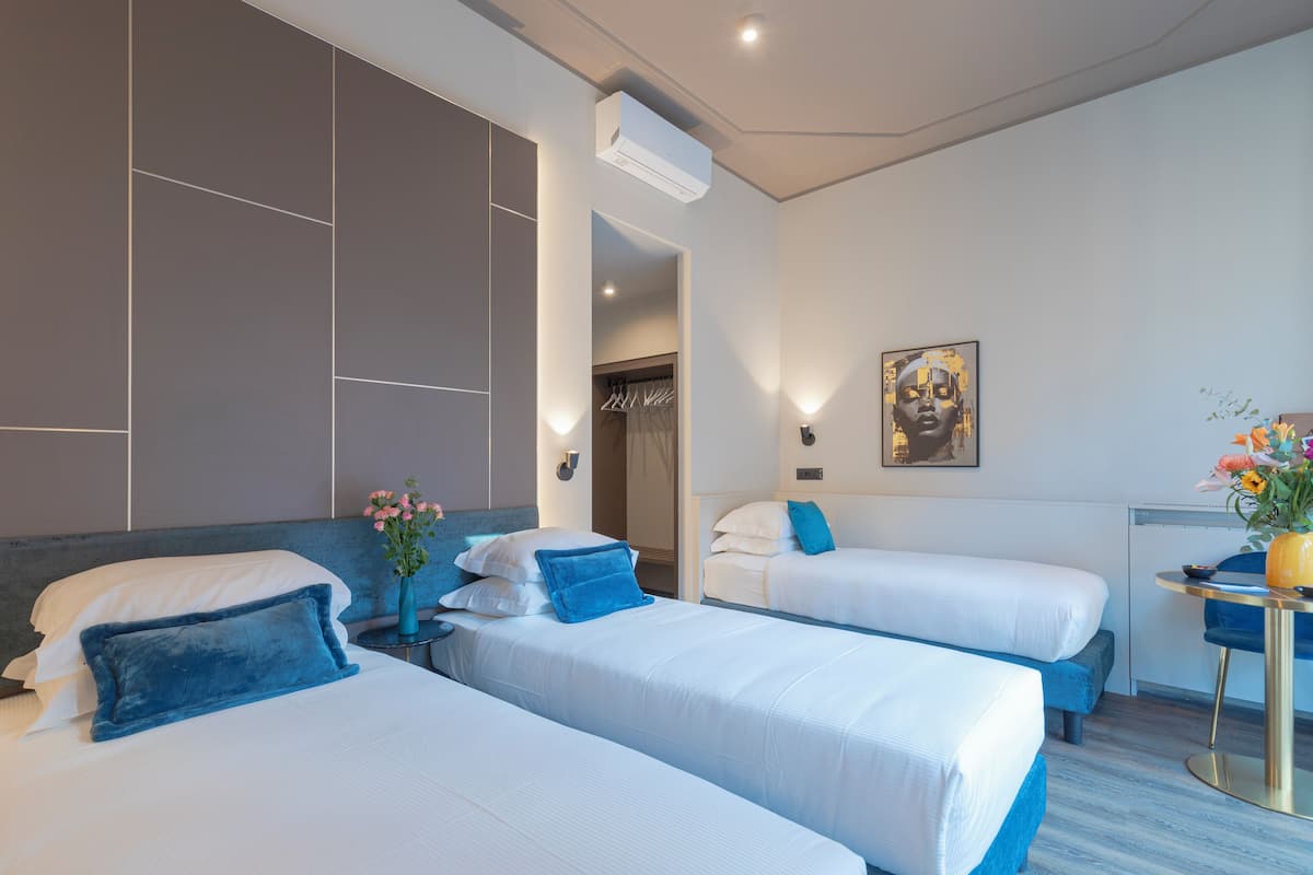 Quarto triplo executivo | Roupas de cama de algodão egípcio, roupas de cama premium