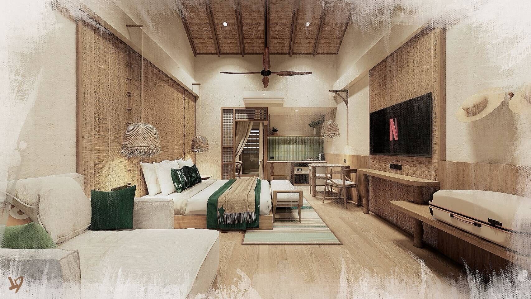 Quarto casal luxo, sacada | Escrivaninha, Wi-Fi de cortesia