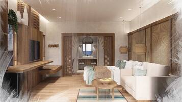 Quarto casal luxo, sacada | Spa