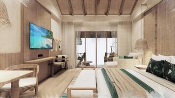 Quarto Duplo Deluxe, varanda | Secretária, Wi-fi grátis