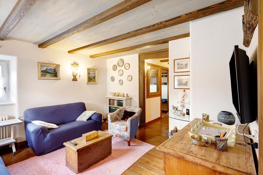 Appartamento 'Chalet San Valentino' Con Vista Montagna, Giardino In Comune E Wi-fi - Livigno