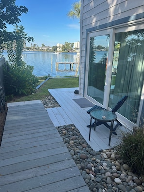 Waterfront, ground level, corner unit! Long term rental only, no weekly ...
