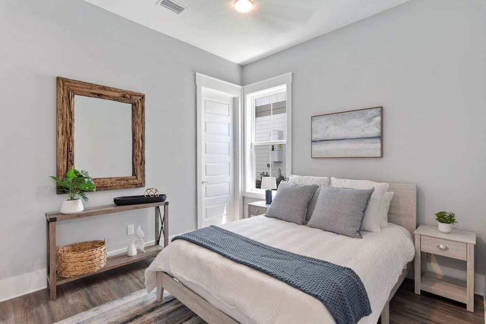 Brand New! Walk to 30A with Rooftop Hot Tub, Gulf Views, LSV & Bikes ...