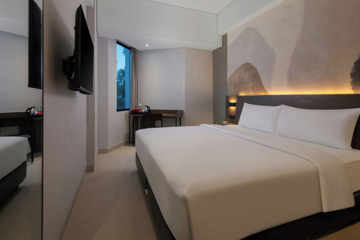 Quarto standard | Cofres nos quartos, escrivaninha, Wi-Fi de cortesia, roupa de cama