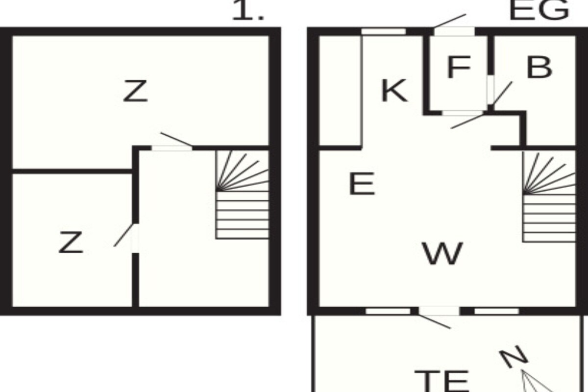 Apartamento Clássico, 2 quartos | Planta do andar