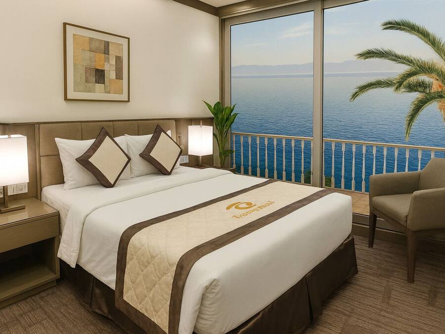 Quarto Duplo Superior, sem janelas | Casa de banho | Uma banheira, artigos de higiene pessoal grátis, um secador de cabelo