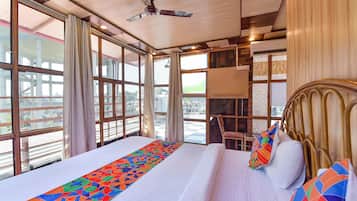 Lençóis de algodão egípcio, roupa de alta qualidade, cofre no quarto