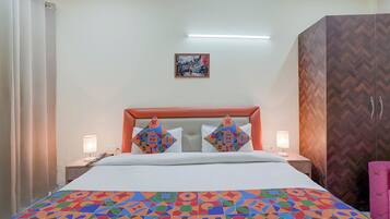 Lençóis de algodão egípcio, roupa de alta qualidade, cofre no quarto