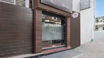 Entrada do alojamento