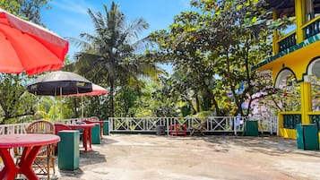 Terraço no piso superior