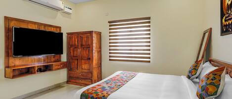 Lençóis de algodão egípcio, roupa de alta qualidade, cofre no quarto