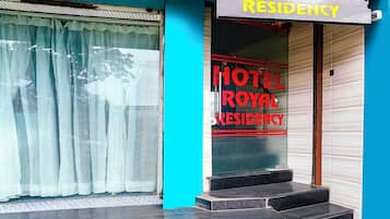 Entrada do alojamento