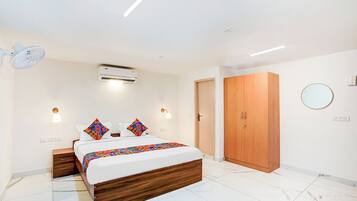 Lençóis de algodão egípcio, roupa de alta qualidade, cofre no quarto