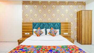 Quarto Premium | Lençóis de algodão egípcio, roupa de alta qualidade, cofre no quarto