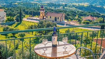 Estúdio, vista para o mar | Varanda
