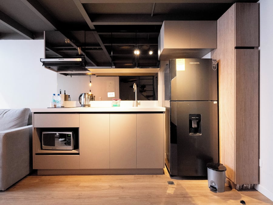 Dúplex, 1 cama queen-size e sofá-cama | Cozinha privada