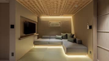 Suite Deluxe, 1 quarto, Vista para a cidade | Sala de estar