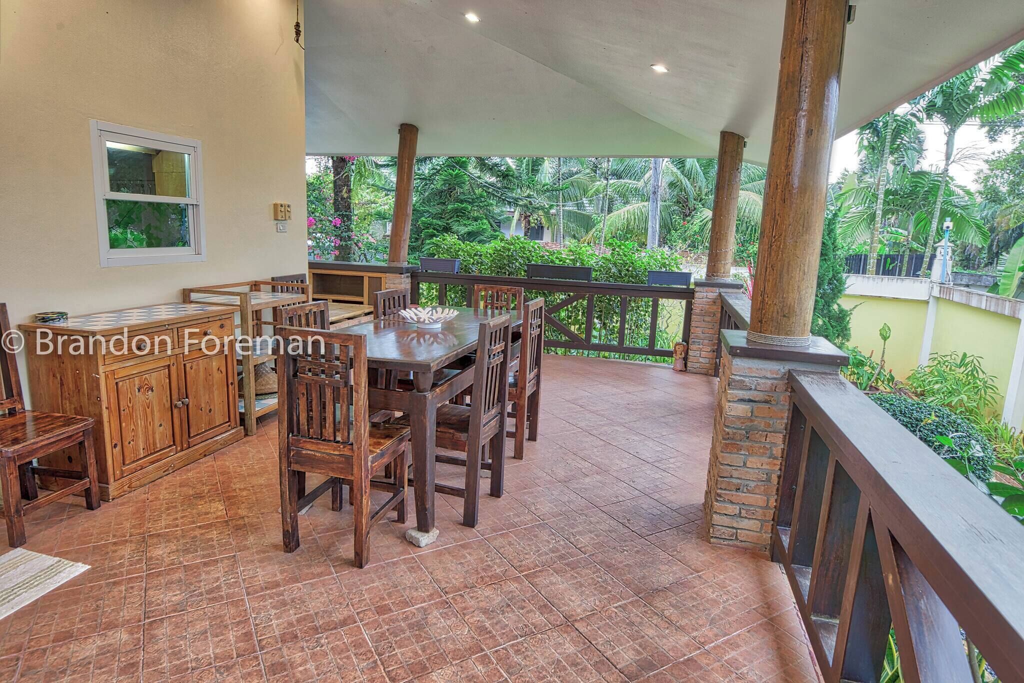 Villa, 4 quartos, fumadores, piscina privativa | Varanda