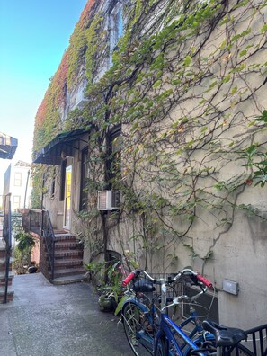 Spacious first floor of a 1920s brick row house on a quiet tree-lined ...