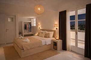 Quarto Quádruplo Superior | Lençóis italianos Frette, roupa de alta qualidade 