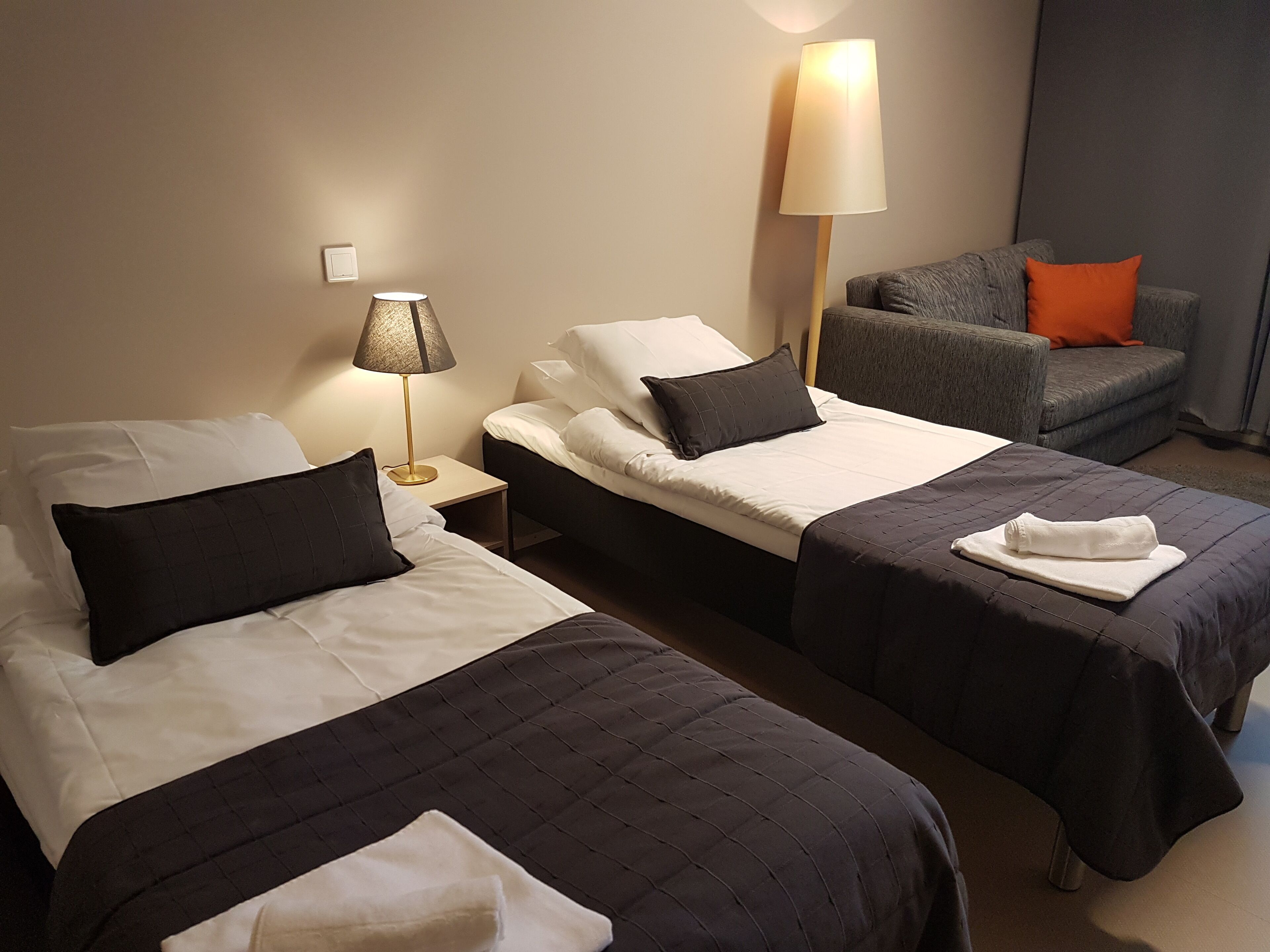 Quarto Twin, Vista para a cidade | Quartos insonorizados, Wi-fi grátis, acesso para cadeira de rodas 