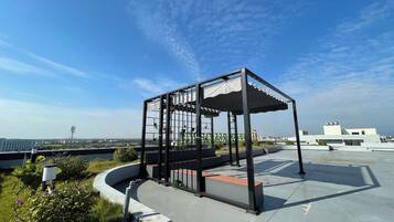 Terraço no piso superior