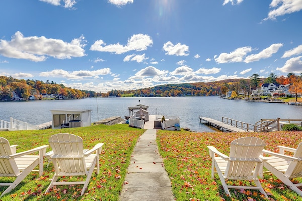 Scenic Waterfront Home W/ Dock On Lake Winola! - Lackawanna state park, Dalton