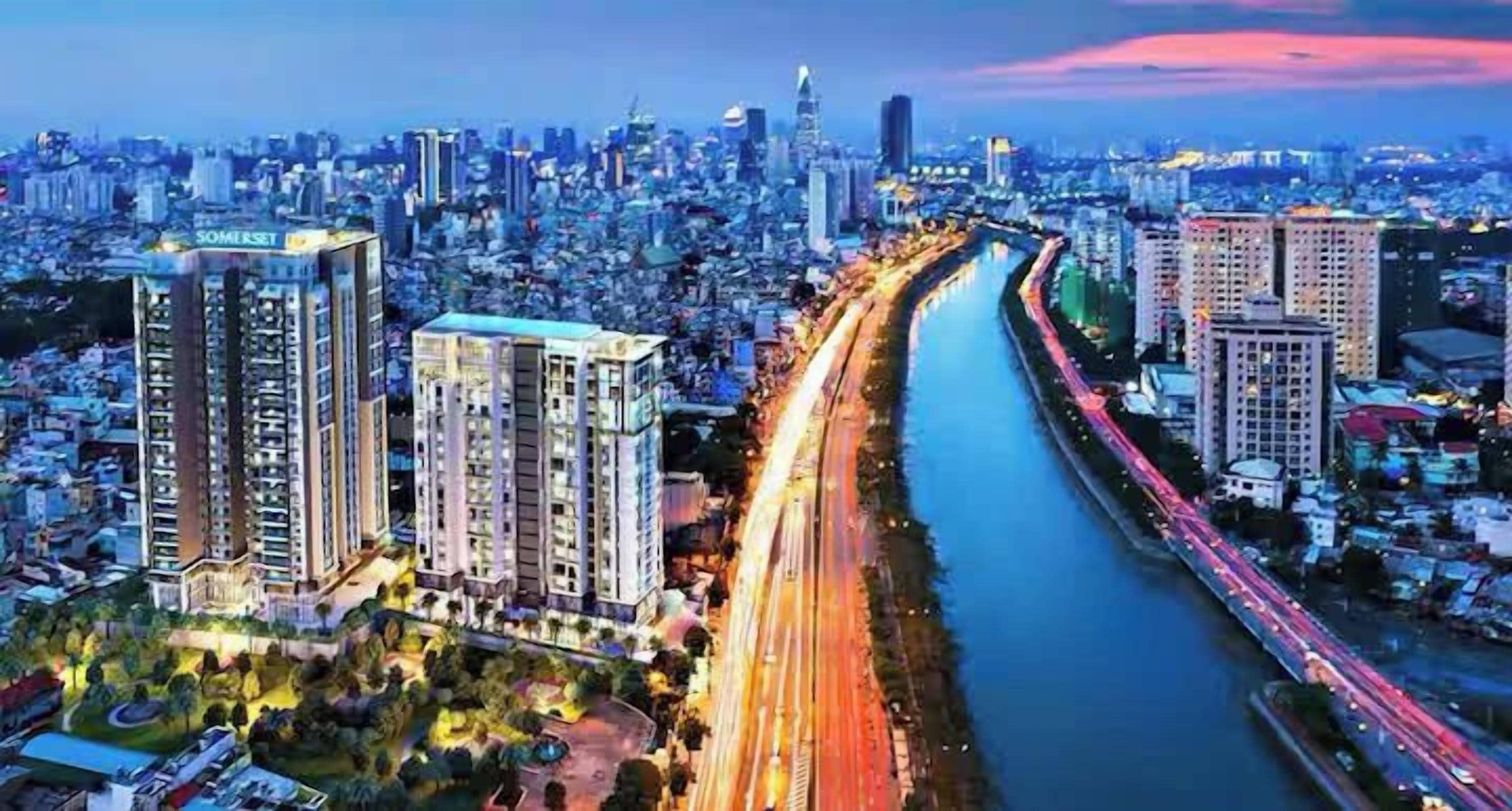 Suíte família, 3 quartos, acesso ao Club Lounge, vista para a cidade | Vista do quarto