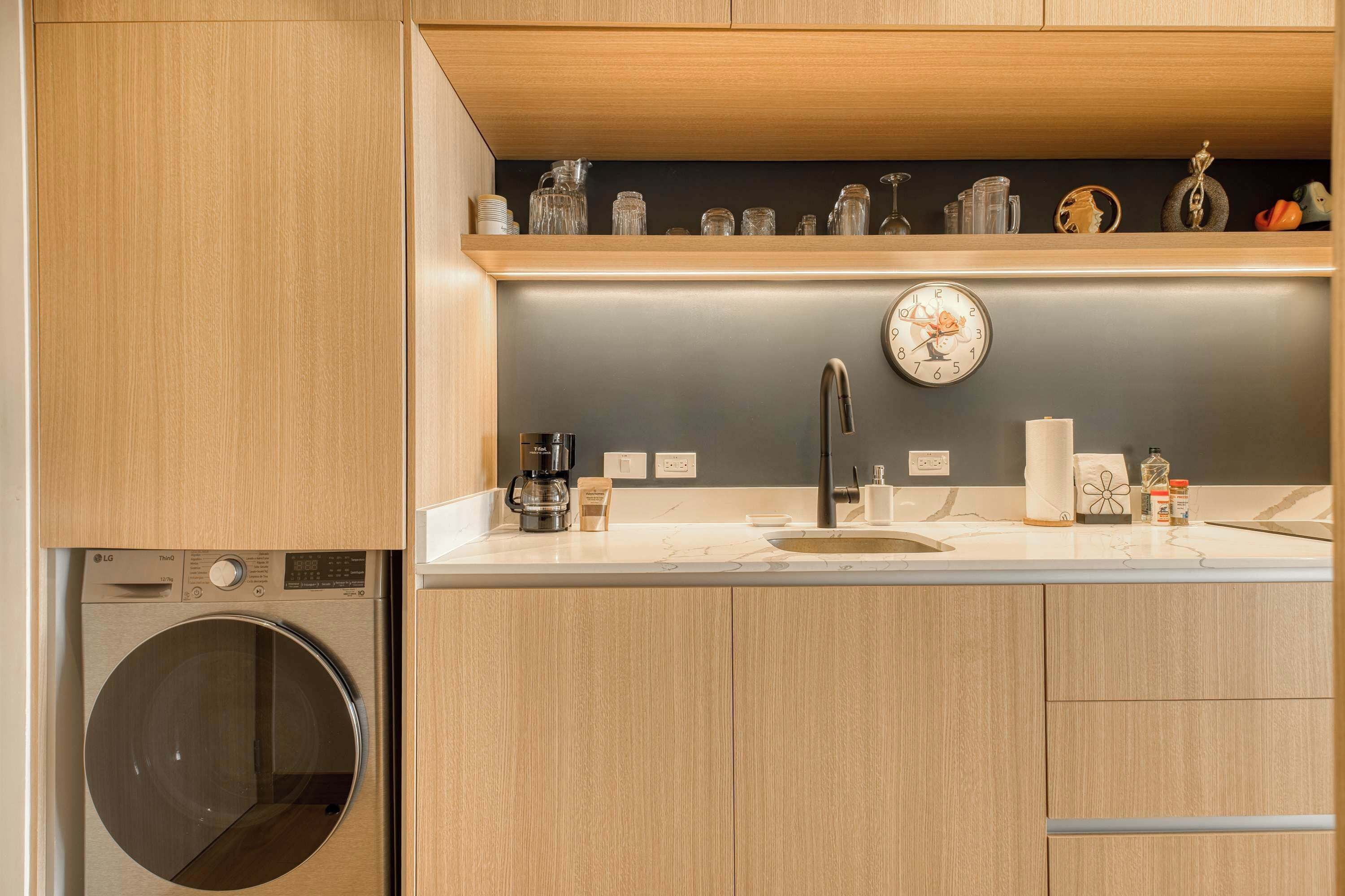 Estúdio, 1 cama queen-size, cozinha, Vista para a cidade (Juarez 56 - (03)) | Interior