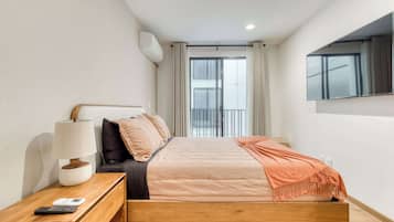 Apartamento, 2 camas queen-size, cozinha, Vista para a cidade (Av Michoacan 21 403) | 2 quartos, com decoração personalizada, com mobília individualizada