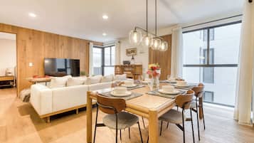 Apartamento, 2 camas queen-size, cozinha, Vista para a cidade (Av Michoacan 21 403) | Restaurantes