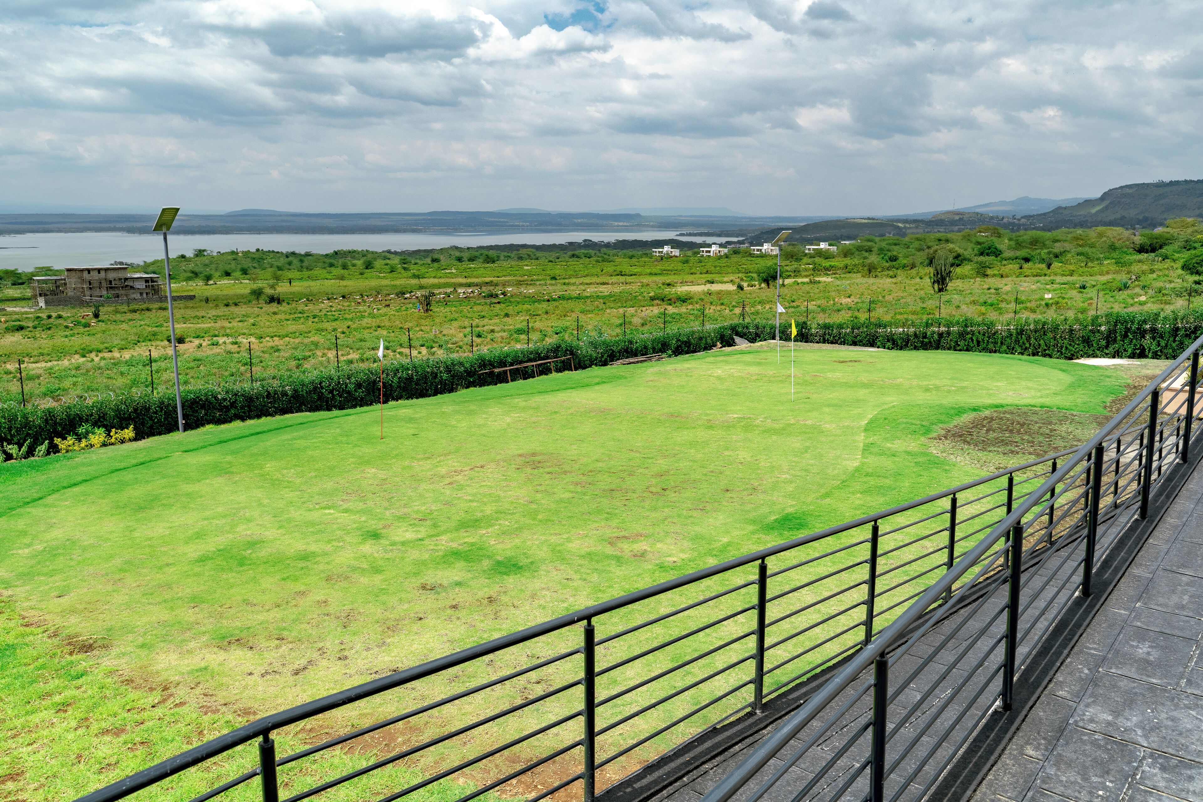 Vista para o campo de golfe