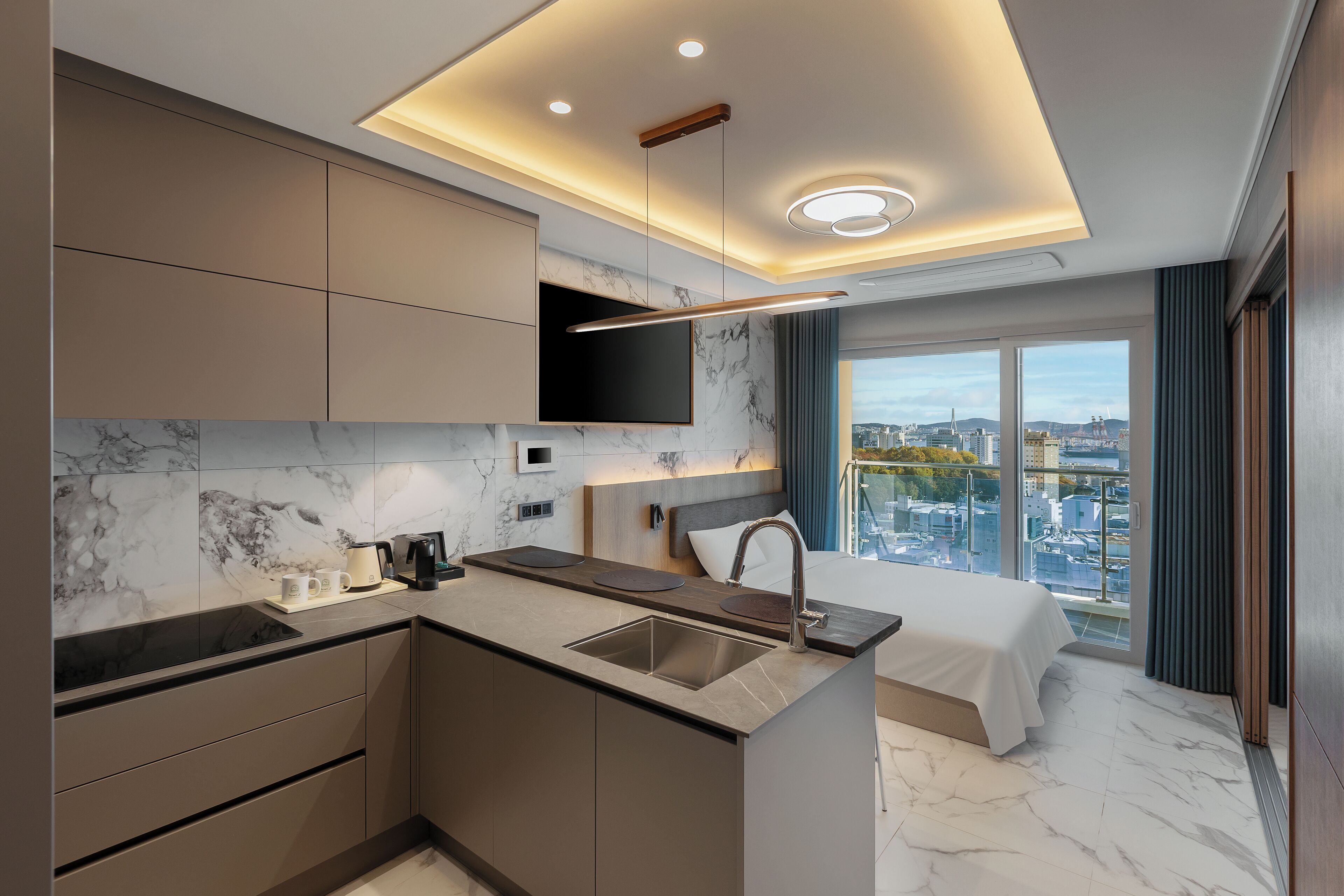 Roupas de cama premium, Wi-Fi de cortesia, roupa de cama