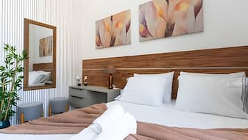 Apartamento básico | Ferros/tábuas de passar roupa, Wi-Fi de cortesia