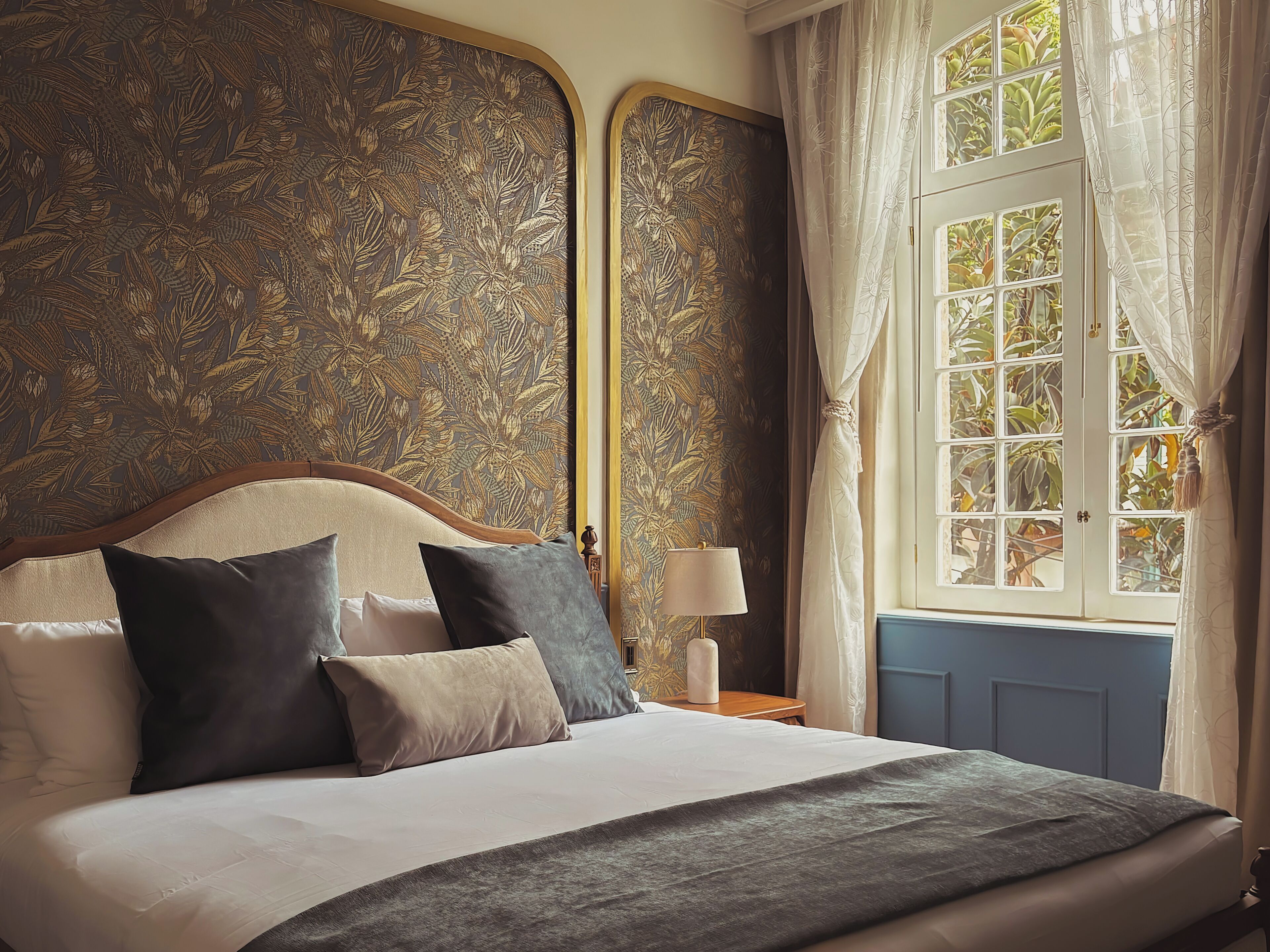 Cofres nos quartos, individualmente decorados