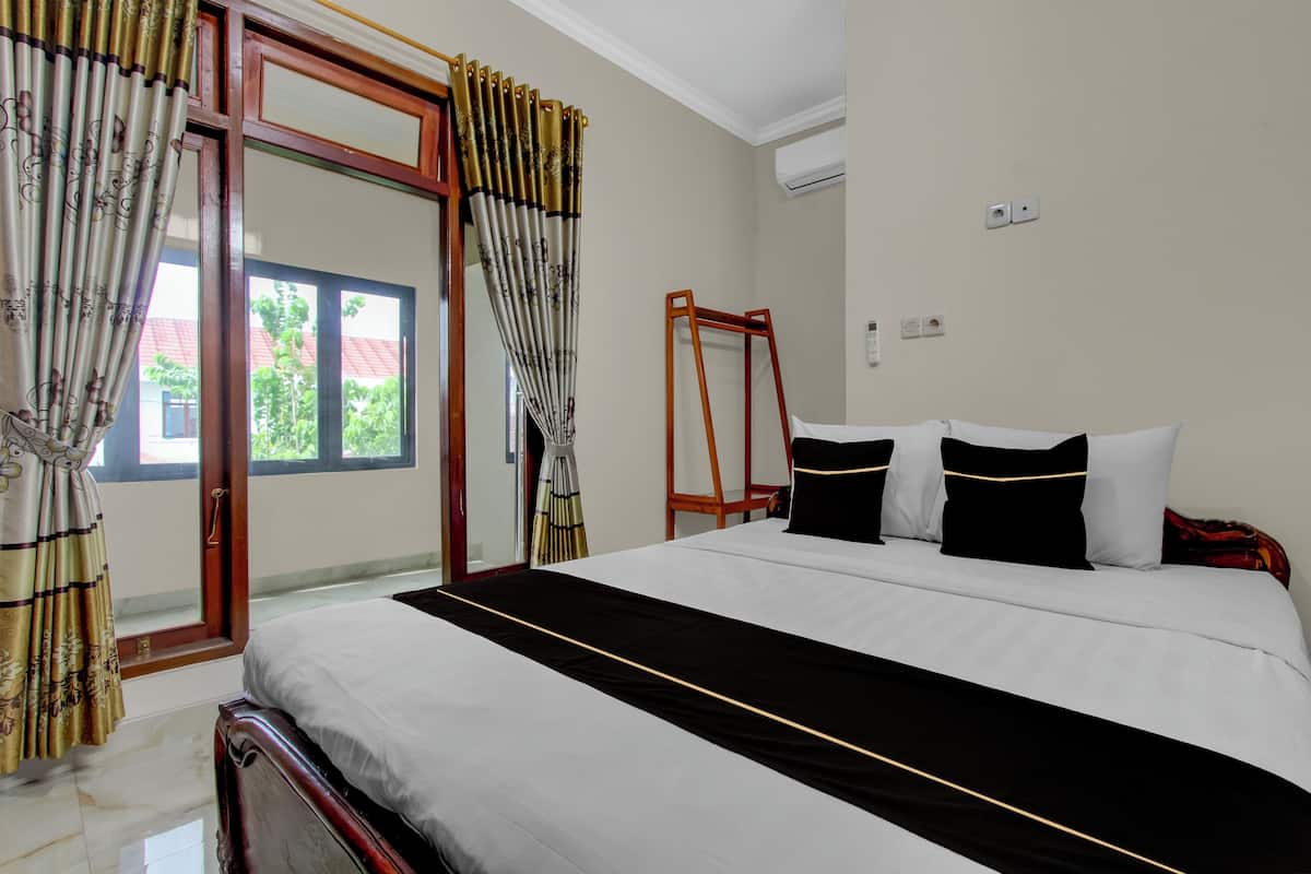 Quarto casal luxo | Wi-Fi de cortesia, roupa de cama