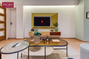 Apartamento Standard, 1 quarto | Sala de estar