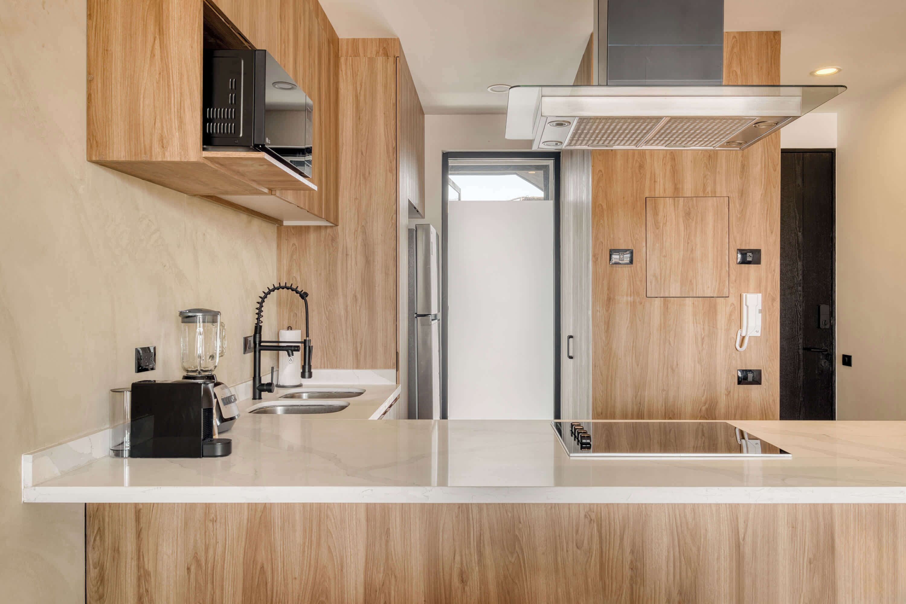 Apartamento, 1 cama King e sofá-cama, sacada, vista para a cidade (Piso Roma 7) | Cozinha privada